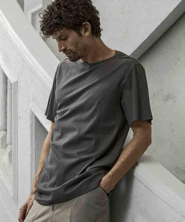 シーディーエム バイ カルぺディエム（CDM BY CARPEDIEM）/C DIEM ラウンドカットネックTシャツ