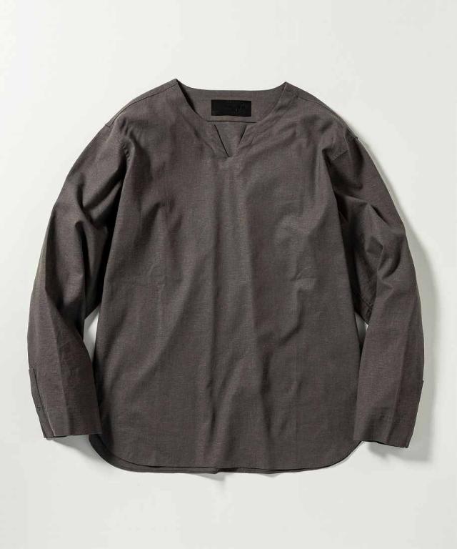 シーディーエム バイ カルぺディエム（CDM BY CARPEDIEM）/C DIEM キーネックロングスリーブTシャツ