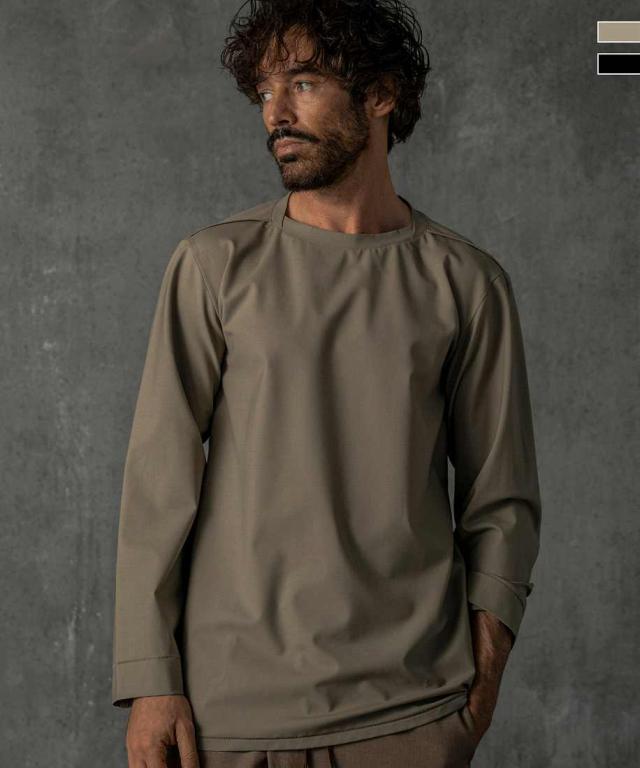 シーディーエム バイ カルぺディエム（CDM BY CARPEDIEM）/C DIEM ラウンドカット ロングTシャツ