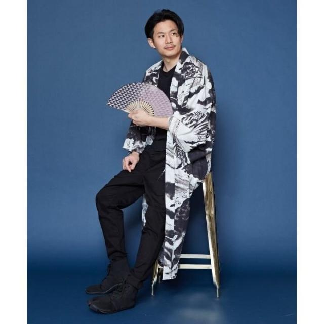 カヤ（kaya）/【カヤ】【ＵＶカット加工】白波メンズ羽織