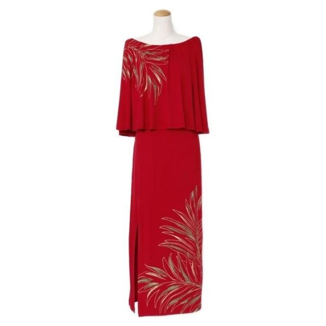 マウナロア（maunaloa）/【マウナロア】リーフケープ＆タイトワンピース