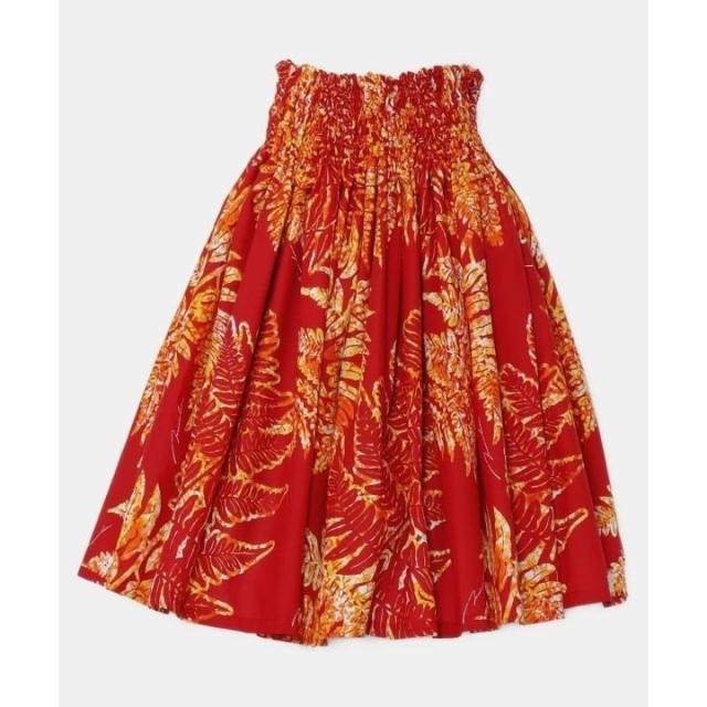 マウナロア（maunaloa）/【マウナロア】【既製品】シングルパウ　73CM丈 パラパライ／レッド系
