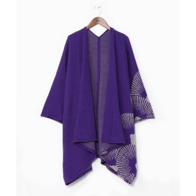 カヤ（kaya）/【カヤ】紋色ニット羽織