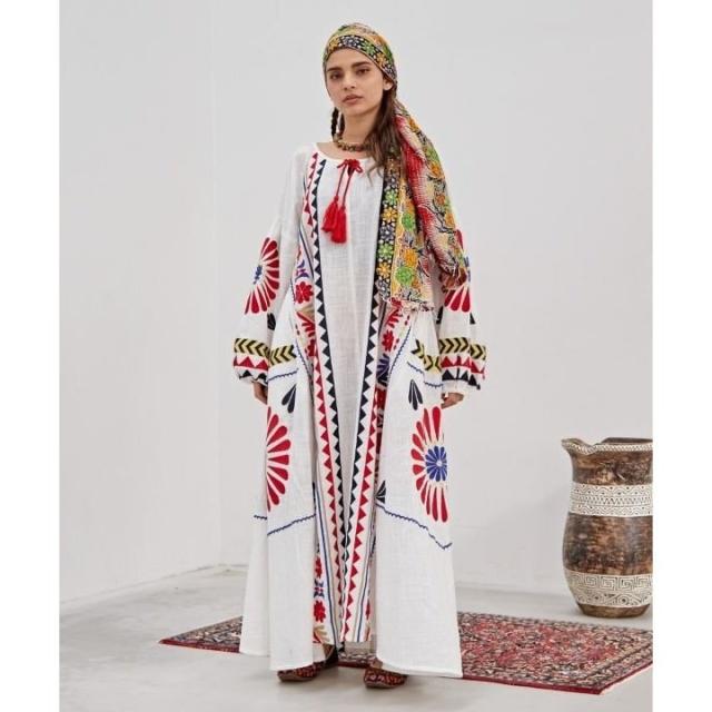 チャイハネ（CAYHANE）/【チャイハネ】バフラ刺繍ワンピース