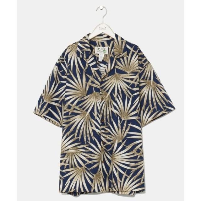 カヒコ（Kahiko）/【カヒコ】パームリーフアロハメンズシャツ