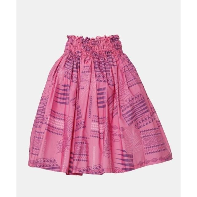 マウナロア（maunaloa）/【マウナロア】【既製品】シングルパウ73CM丈 オヘカパラ/ピンク系