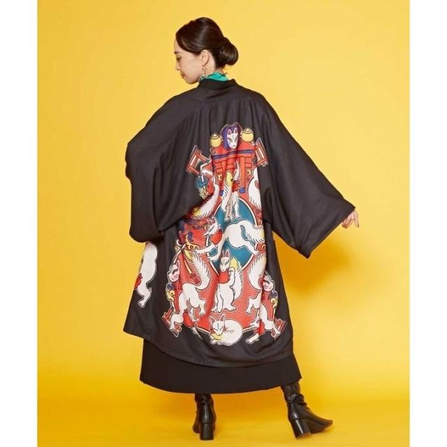 カヤ（kaya）/【カヤ】来福リバーシブル羽織《中村杏子×倭物やカヤ》