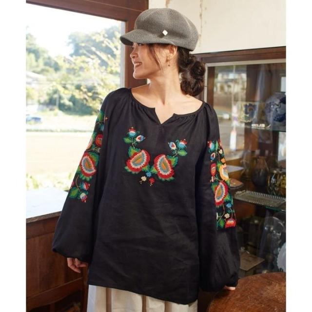 欧州航路（oushukouro）/【欧州航路】刺繍ボレトップス