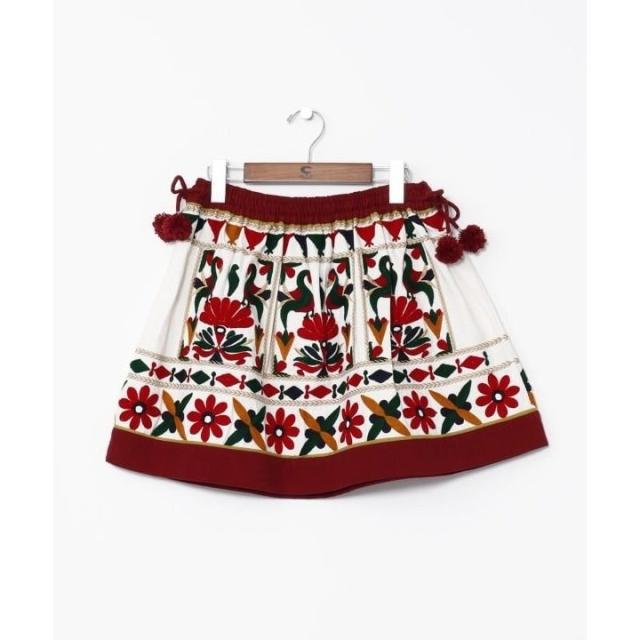 チャイハネ（CAYHANE）/【チャイハネ】スンダナ刺繍ミニスカート