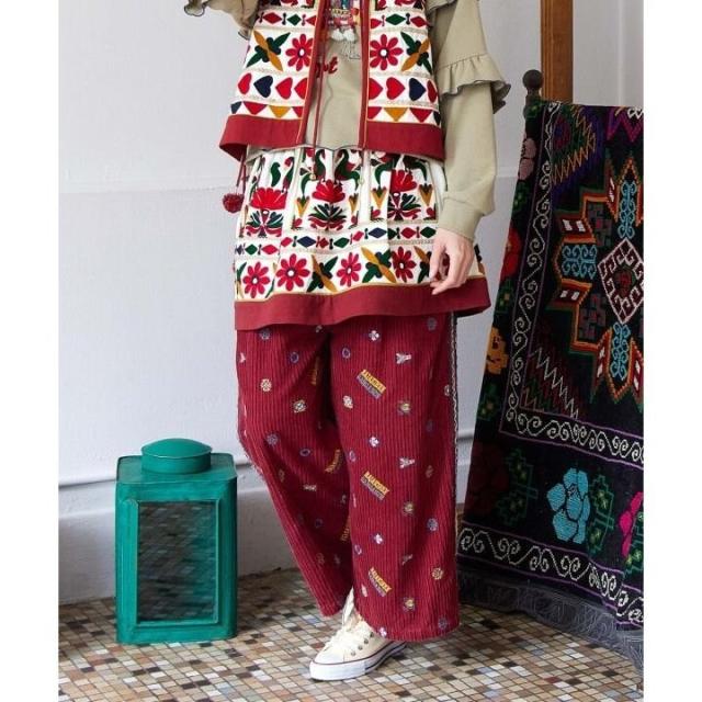 チャイハネ（CAYHANE）/【チャイハネ】スンダナ刺繍ミニスカート