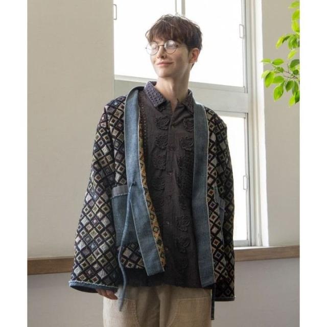 チャイハネ（CAYHANE）/【チャイハネ】ノラパッチメンズカーディガン