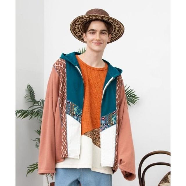 【NEW】チャイハネ（CAYHANE）/【チャイハネ】ファランナメンズジップアップカーディガン