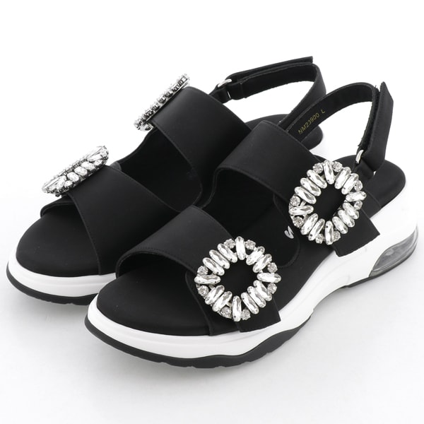 ノイエマルシェ（neue marche ）/厚底ビジュー付きサンダル/NM23900