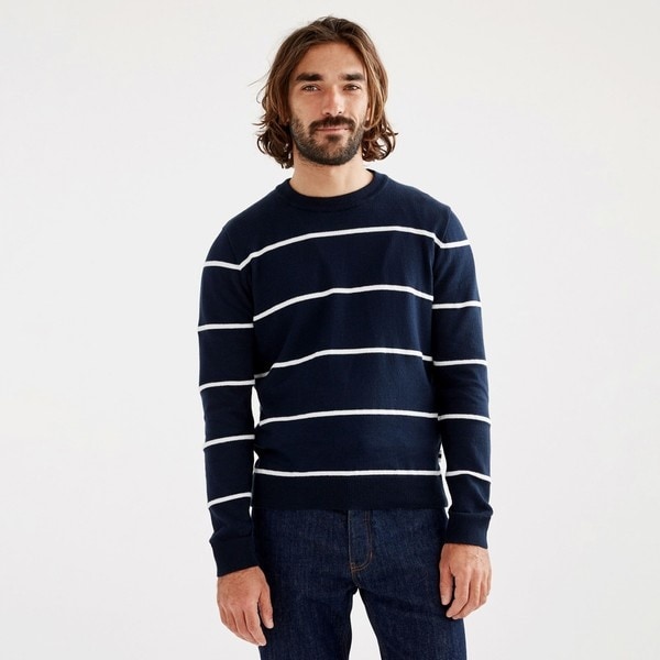 エーグル（AIGLE）/メイドインフランス ボーダーニット クルーネックセーター