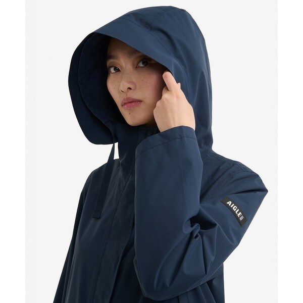 エーグル（AIGLE）/透湿防水 フーデッドジャケット