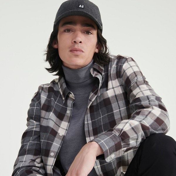 エーグル（AIGLE）/ボタンダウン 長袖チェックシャツ