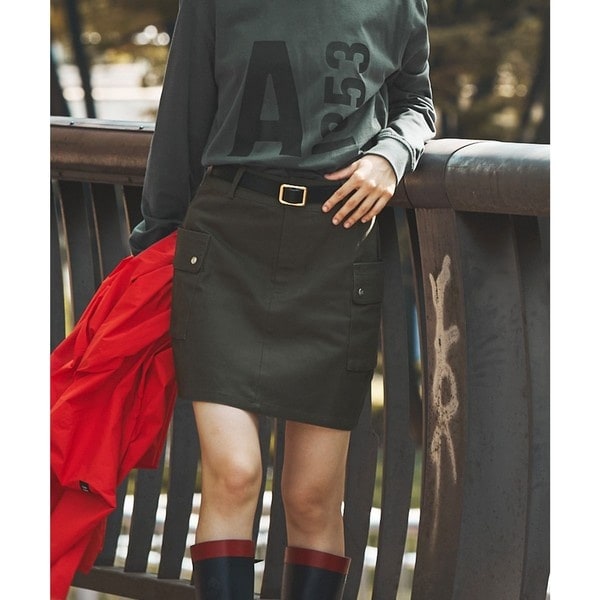 エーグル（AIGLE）/パッチポケットカーゴスカート