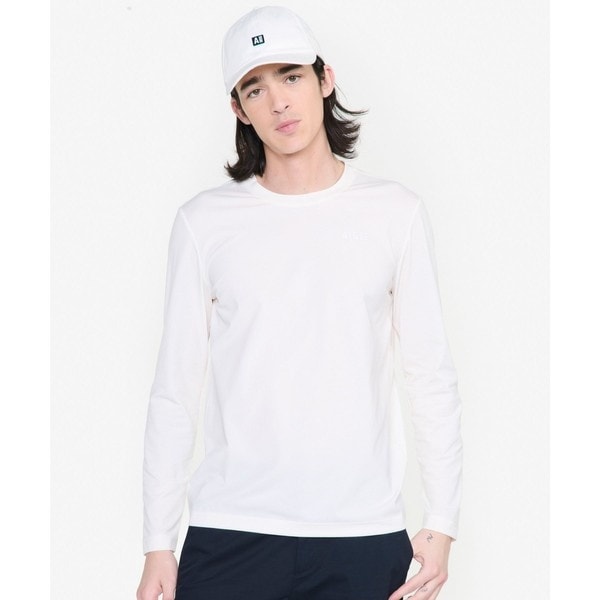 エーグル（AIGLE）/UVカット 吸水速乾 プライムフレックス ワンポイントロゴ 長袖Tシャツ
