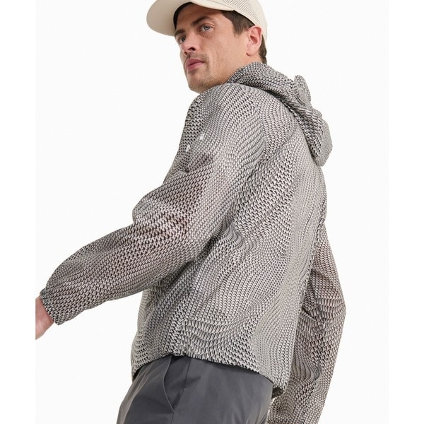 エーグル（AIGLE）/撥水 パッカブル プリントフーデッドジャケット