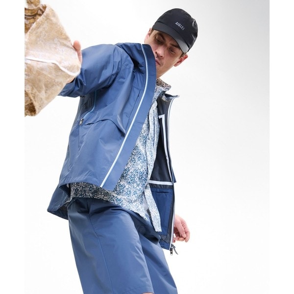 エーグル（AIGLE）/防水 透湿 レインパックプロ ポケッタブル 2．5レイヤーフーデッドジャケット