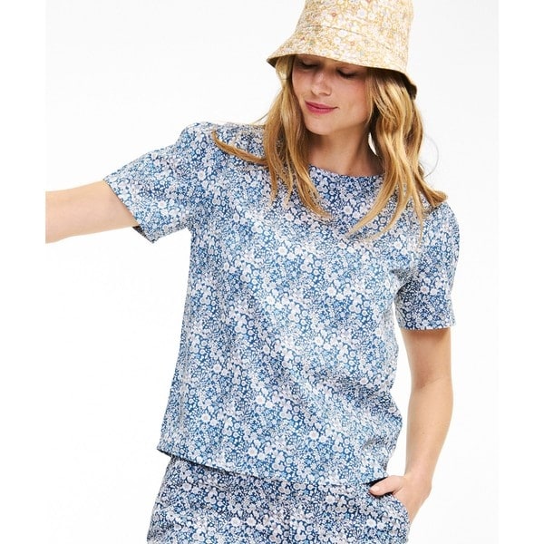 エーグル（AIGLE）/リバティプリントブラウス