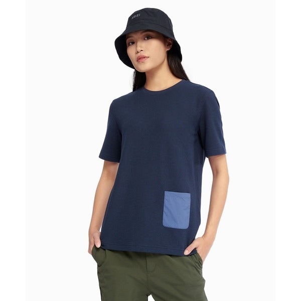 エーグル（AIGLE）/UVカット ショートスリーブ ワッフルポケット半袖Tシャツ