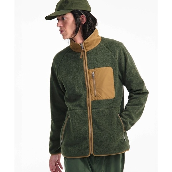 エーグル（AIGLE）/ワンポイント刺繍ロゴ スタンドネック シェルパボアフリース T−KIT