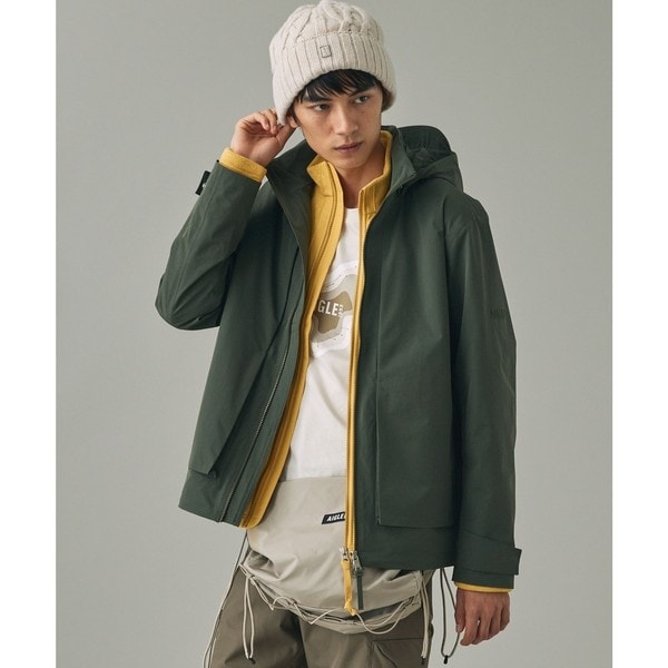 エーグル（AIGLE）/透湿防水 防風 フーデッドジャケット
