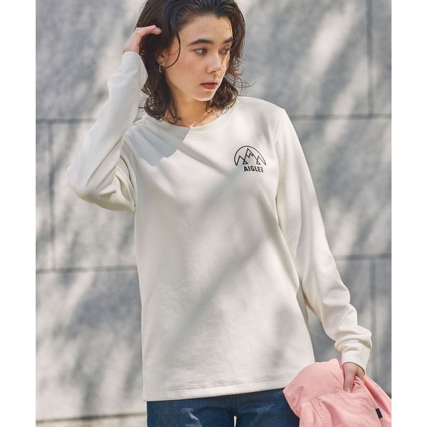 エーグル（AIGLE）/UVカット ワンポイントロゴ ロングスリーブ 長袖リブTシャツ