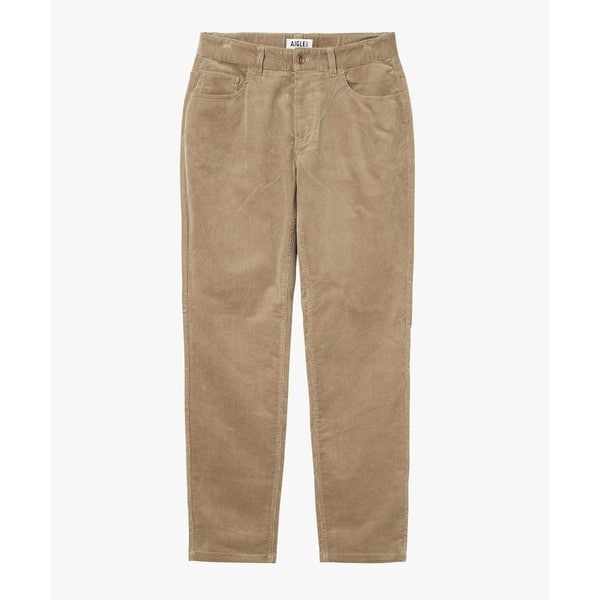 エーグル（AIGLE）/ストレッチ テーパードコーデュロイ ワイドパンツ