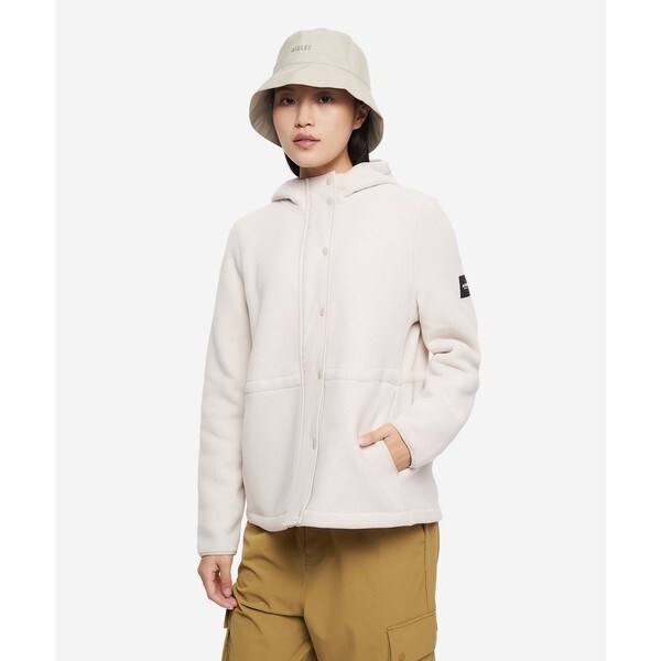 エーグル（AIGLE）/ウエストドローストリングフルジップフリース