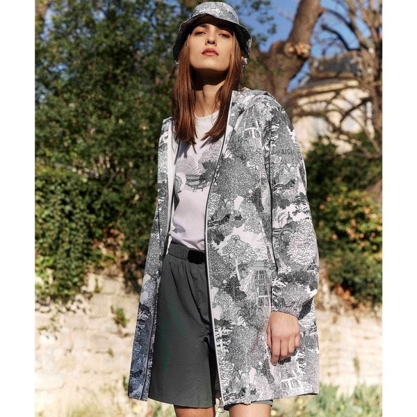 エーグル（AIGLE）/【国立自然史博物館】 UVカット 撥水ロングフーデッドジャケット