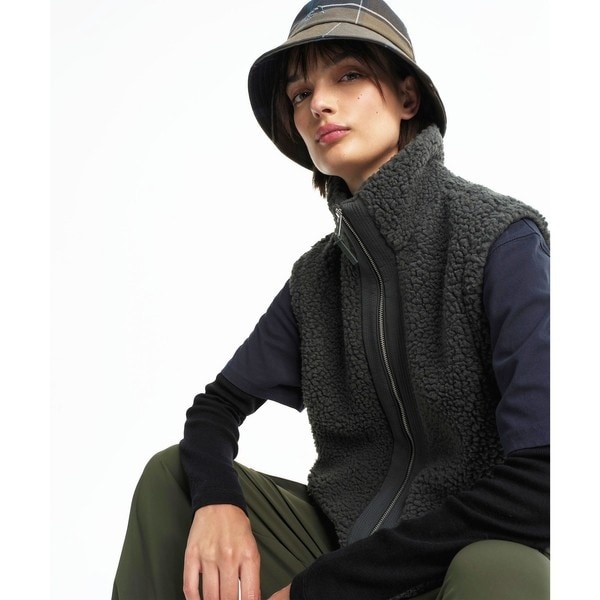 エーグル（AIGLE）/ノースリーブフルジップボアフリースベスト