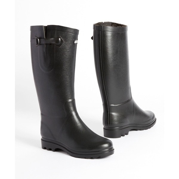 エーグル（AIGLE）/防水 Made in France エーグランティーヌ ファー ラバーブーツ