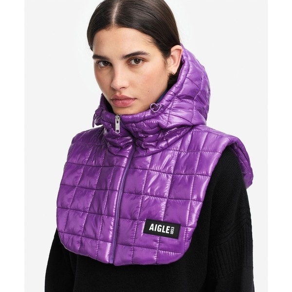 エーグル（AIGLE）/クリスマスカプセルコレクション 撥水 キルティングフード バラクラバ