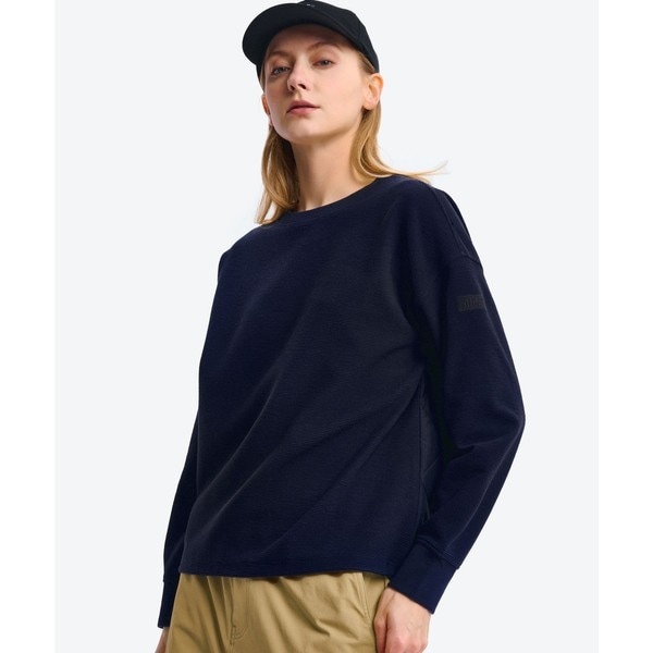 エーグル（AIGLE）/ダイヤモンドキルティング ワッフルフリースプルオーバー