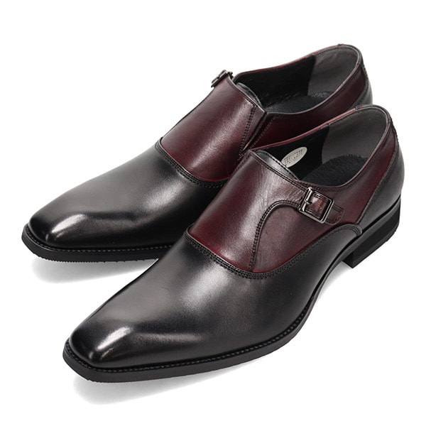 マドラス（madras）/ルーテシア LUTECIA  ロングノーズ  モンクストラップ・ビジネスシューズ