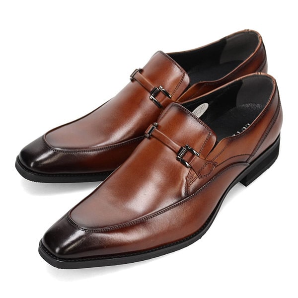 マドラス（madras）/ルーテシア LUTECIA  ロングノーズ  スリッポン・ビジネスシューズ