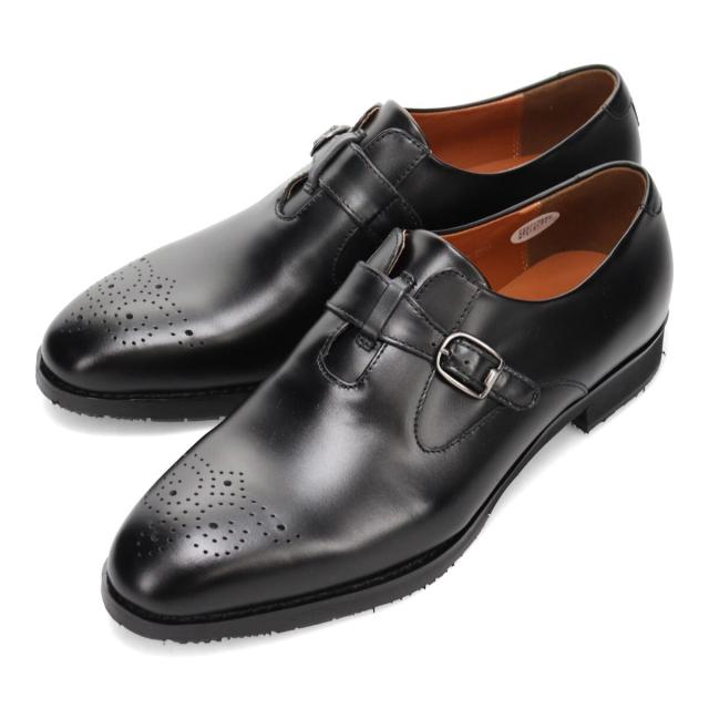 マドラス（madras）/ルーテシア LUTECIA 立体的に見えるラストを使用した軽量モンクストラップ ドレスシューズ