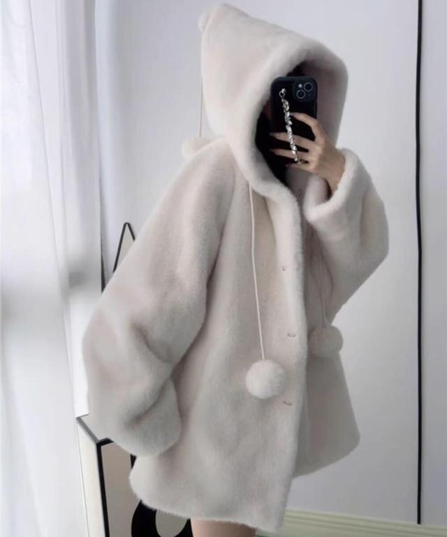 ニュージェントルマン（NEW GENTLEMAN）/ラブリー ボンボン付き ビッグフードコート