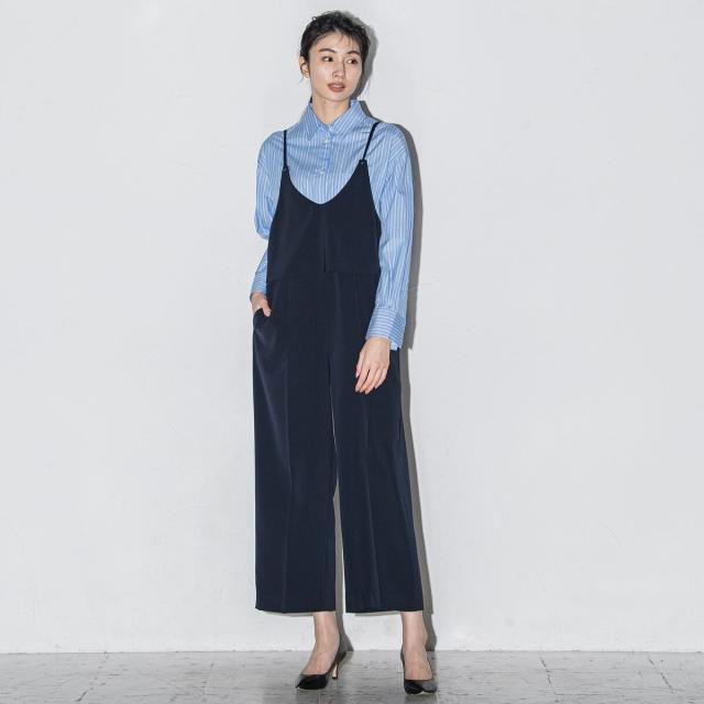 ラエフ（la．f．．．）/【大きいサイズ】ミントソリビアツイル大人コンビネゾン≪洗濯機で洗える≫