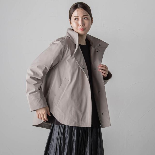 ラエフ（la．f．．．）/【大きいサイズ】パーテーションライトショートジャケット≪洗濯機で洗える≫