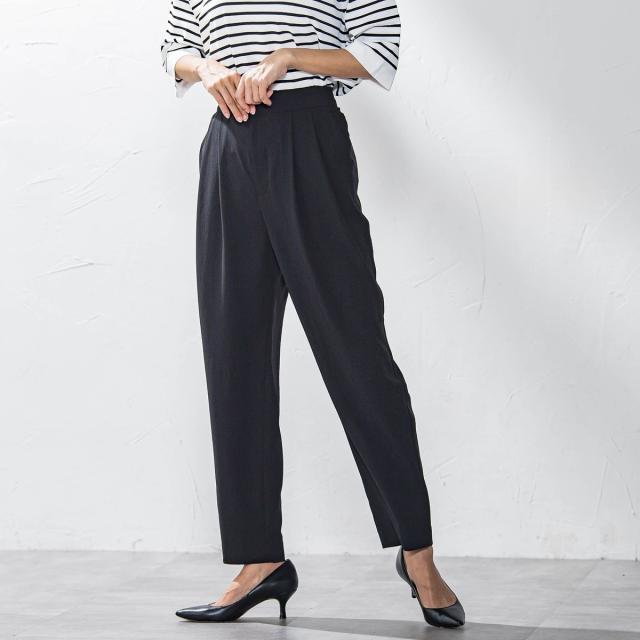 ラエフ（la．f．．．）/【大きいサイズ】キレリテーパードパンツ≪洗濯機で洗える≫