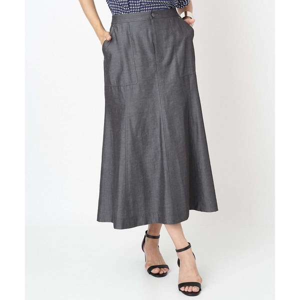 ジョルジュ・レッシュ（ES RECH）/[接触冷感]シャンブレーマーメイドスカート