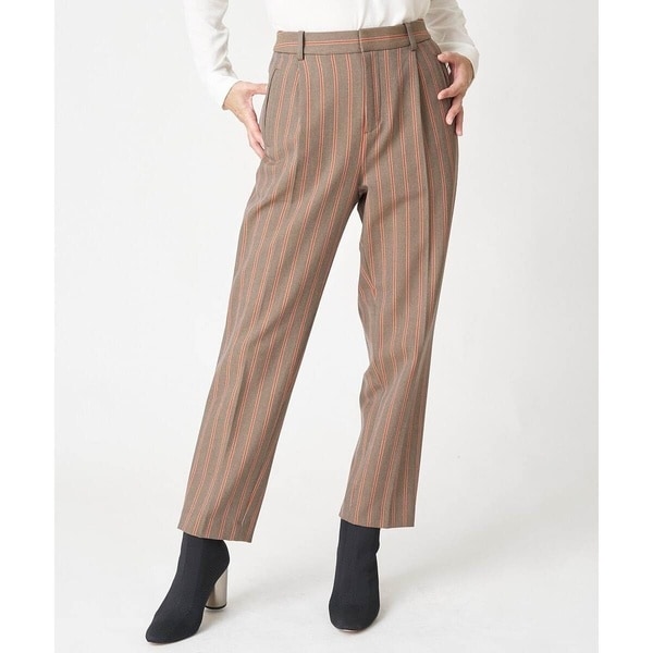 ジョルジュ・レッシュ（ES RECH）/[日本製]カービーストライプ裏面起毛テーパードパンツ