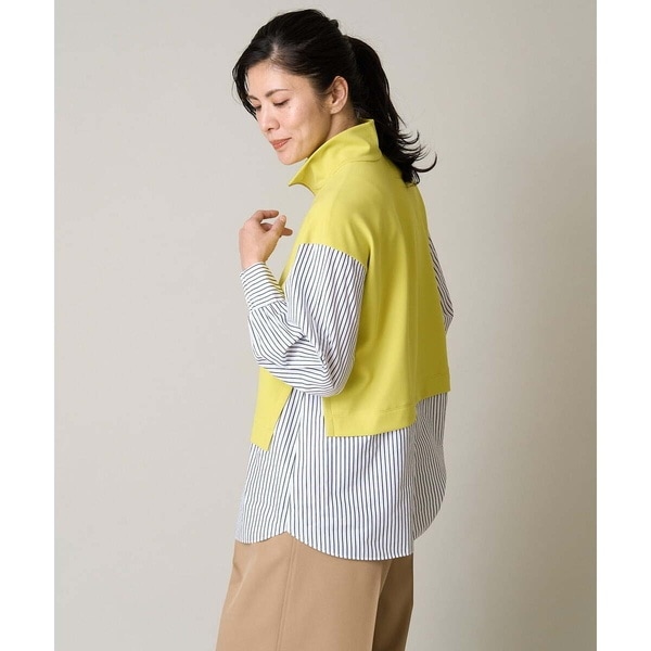 ジョルジュ・レッシュ（ES RECH）/ベストレイヤードストライプシャツ