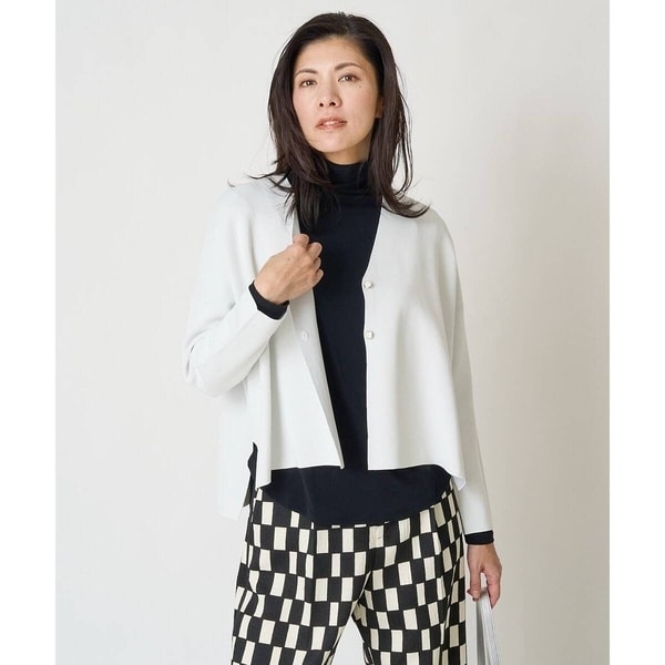 ジョルジュ・レッシュ（ES RECH）/ダブルフェイスニットカーディガン