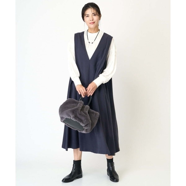 ジョルジュ・レッシュ（ES RECH）/[日本製]Aラインジャンパースカート