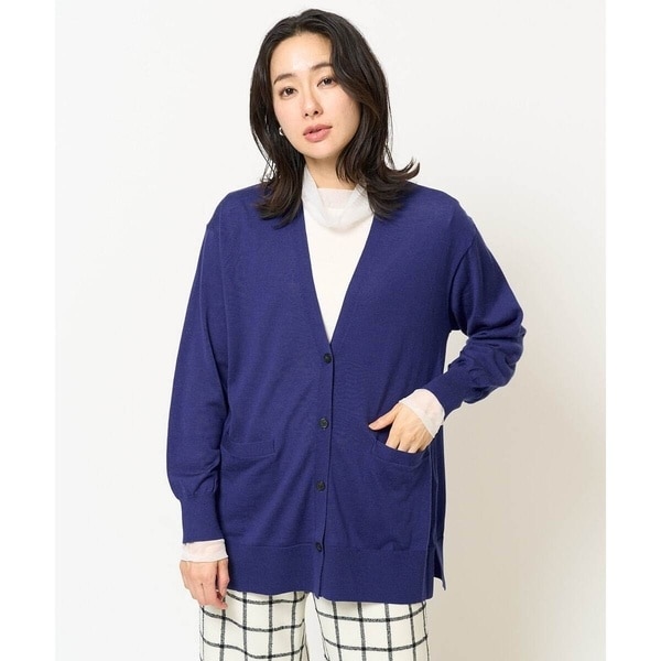 ジョルジュ・レッシュ（ES RECH）/[アンサンブル対応]ハイゲージウールVネックカーディガン