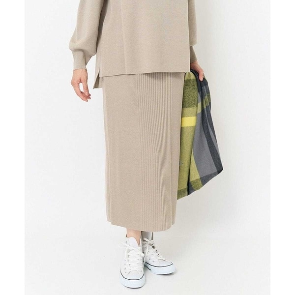 ジョルジュ・レッシュ（ES RECH）/[セットアップ対応]ウールブレンドニットスカート